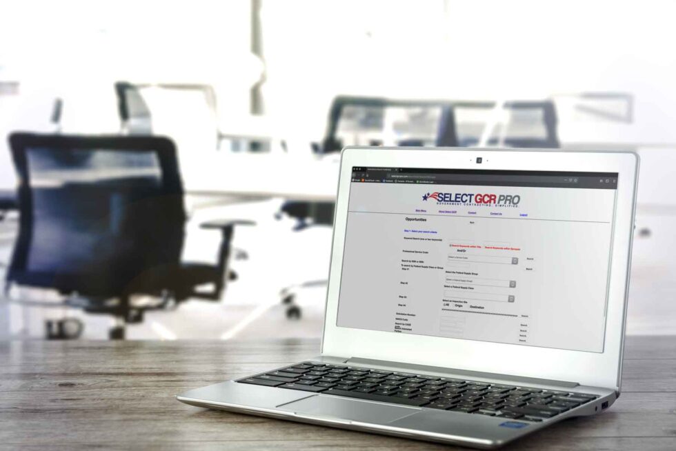 Select GCR Pro Contact & Contract Program - Government Contracting ...