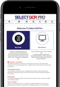 SelectGCR PRO App - Support and Execution - Government Contracting ...