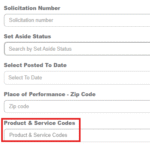 Select GCR Pro Searching Federal Solicitations - Government Contracting ...