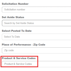 Select GCR Pro Searching Federal Solicitations - Government Contracting ...