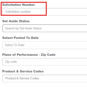 Select GCR Pro Searching Federal Solicitations - Government Contracting ...